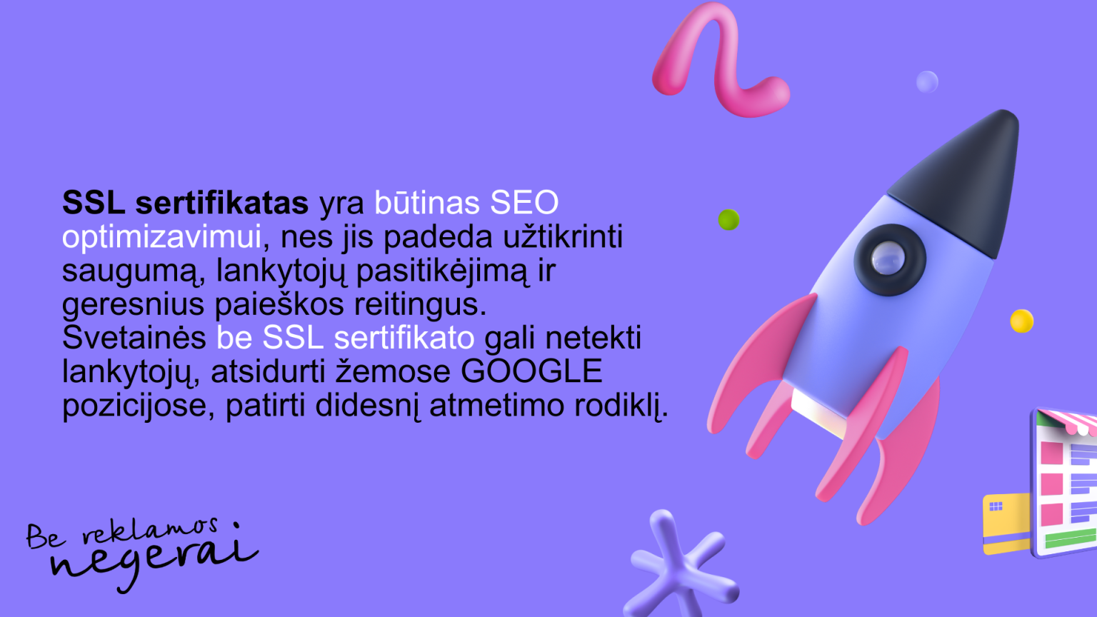 SEO ir SSL sertifikatas | Be reklamos negerai